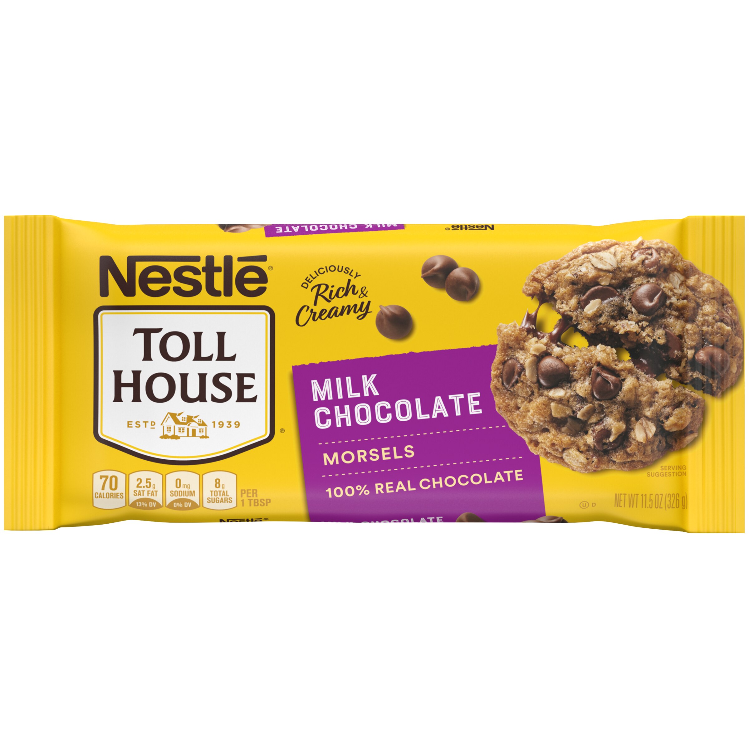 Milk Chocolate Chip Morsels 11.5 oz. | NESTLÉ TOLL HOUSE® Milk Chocolate Chip Morsels 11.5 oz. | NESTLÉ TOLL HOUSE®