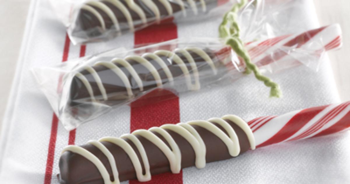 Dipped Peppermint Sticks | Very Best Baking